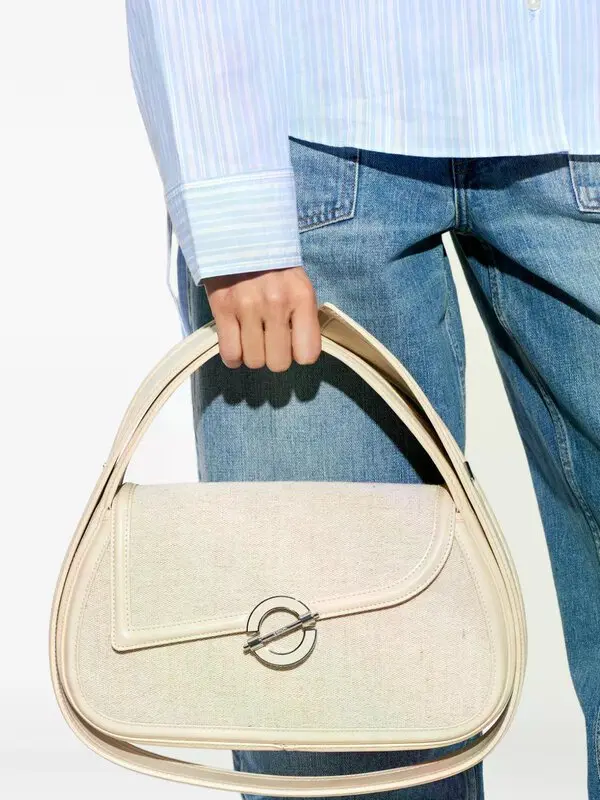 SAMSOE SAMSOE Sahero Woven-texture Ring-hardware Tote Bag