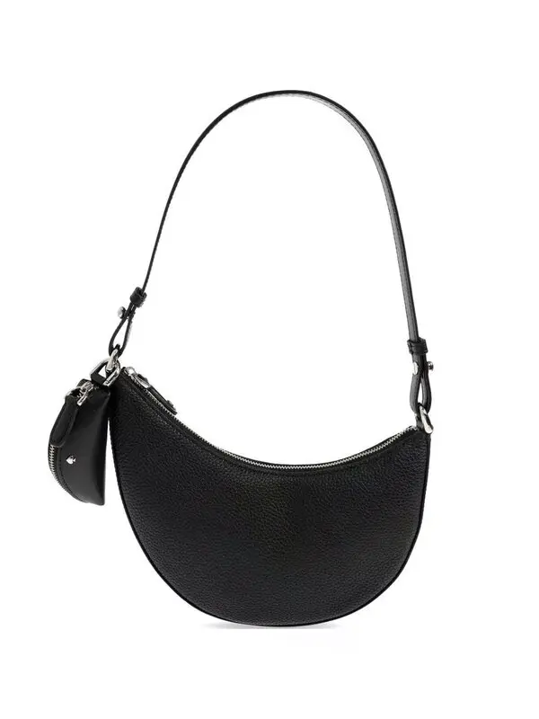 Kate Spade New York Pebbled Leather Crescent Shoulder Bag - Black