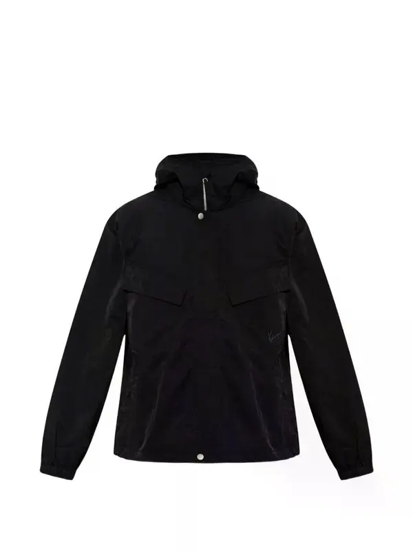 Kenzo Logo Embroidered Hooded Jacket