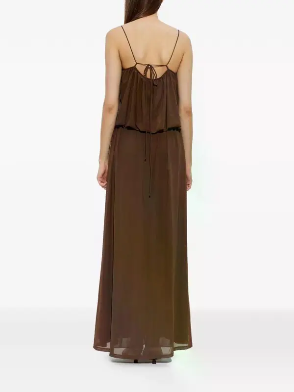 GESTUZ Samera Mesh Tiered Maxi Dress