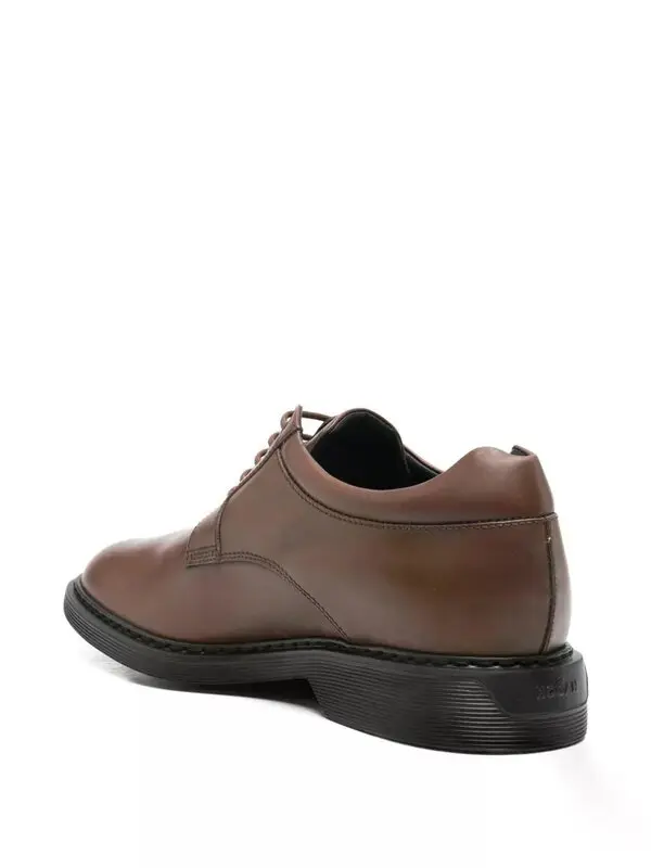 Hogan Embossed Logo Derby Shoes