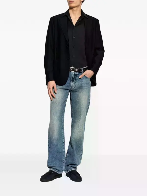 Giorgio Armani Notched-lapel Textured Jacket