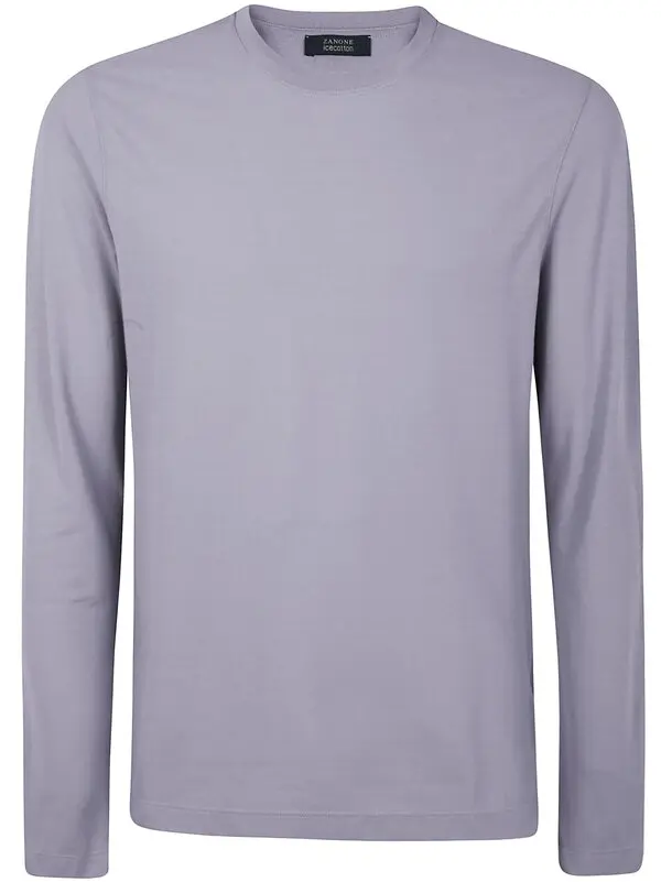 ZANONE Long Sleeves Classic T-shirt - Gray