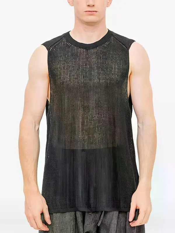 JAN JAN VAN ESSCHE Mesh-knit Tank Top