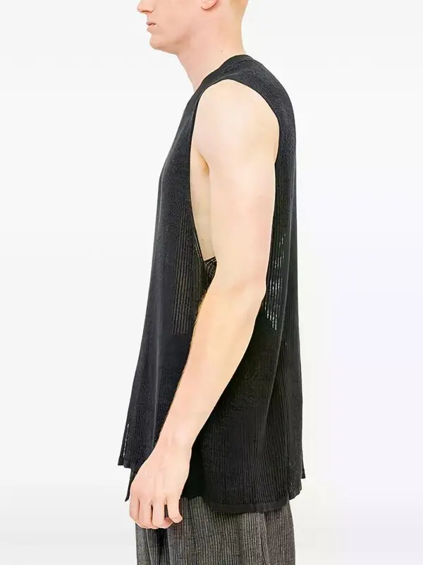 JAN JAN VAN ESSCHE Mesh-knit Tank Top