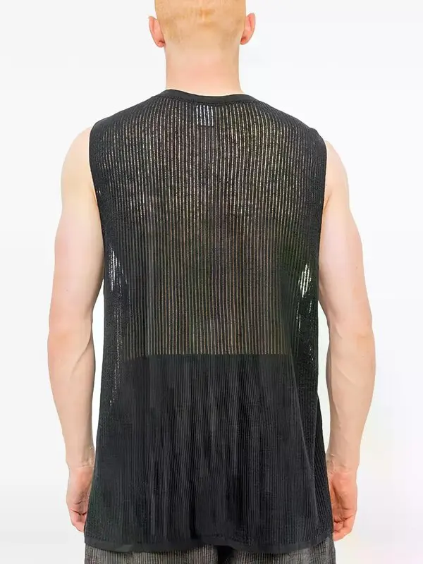 JAN JAN VAN ESSCHE Mesh-knit Tank Top