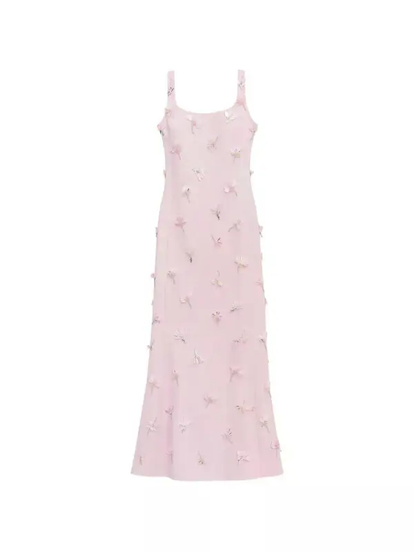 Simkhai Briella Floral-appliqué Gown - Pink