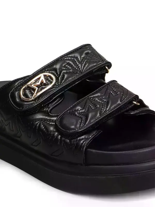 MARC ELLIS Calipso Logo Plaque Touch-strap Sandals