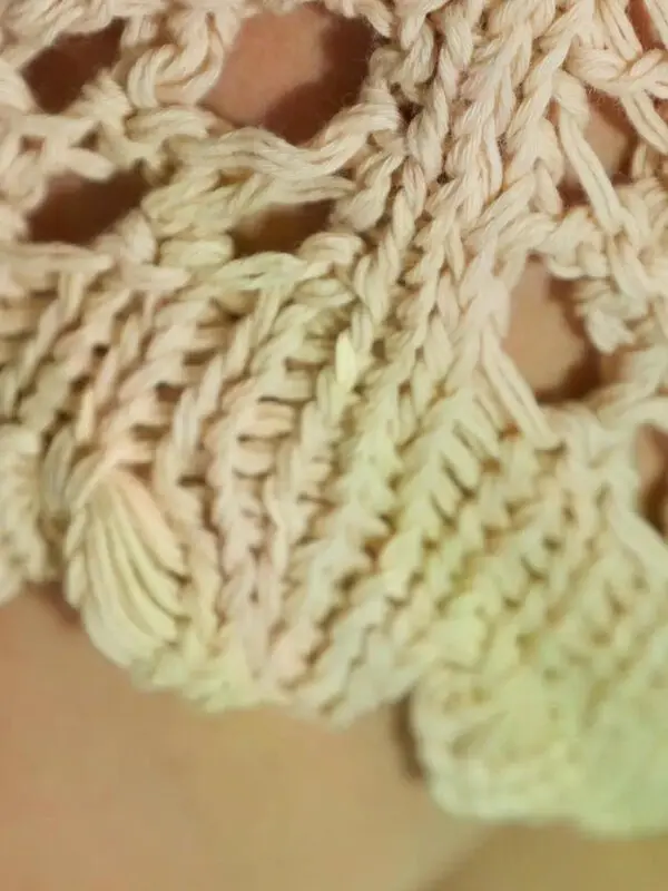 Attico Crochet-knit Mini Dress
