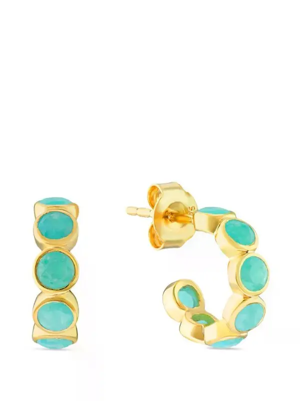 AUREE JEWELLERY Ortigia Amazonite Hoop Earrings