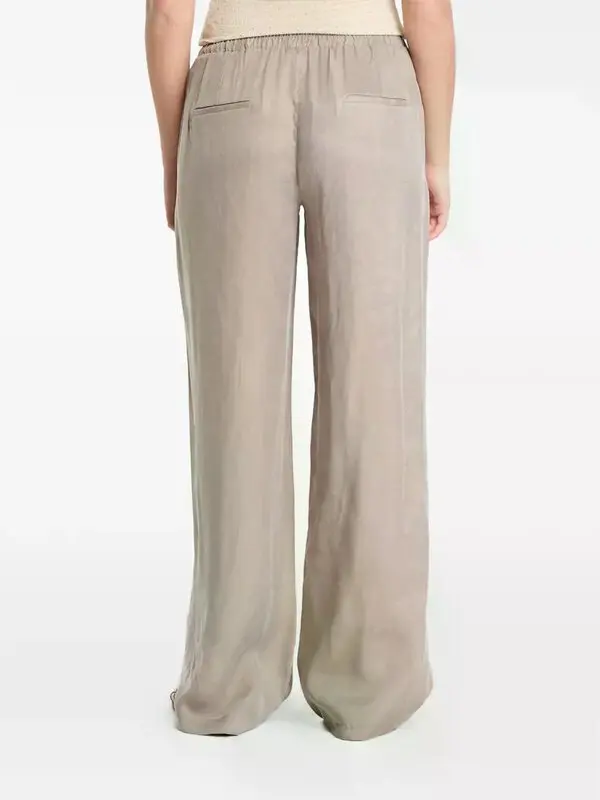 Guess Drawstring Waist Wide-leg Trousers