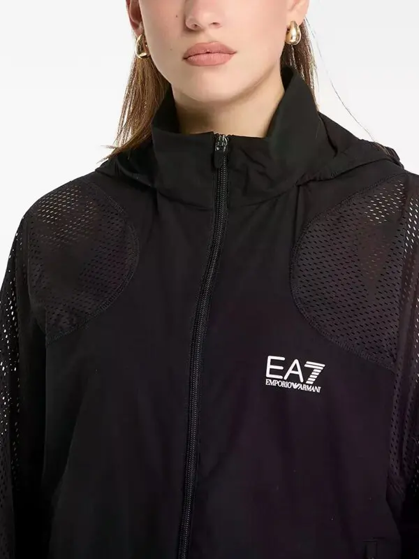 EA7 Hooded Zip-up Jacket
