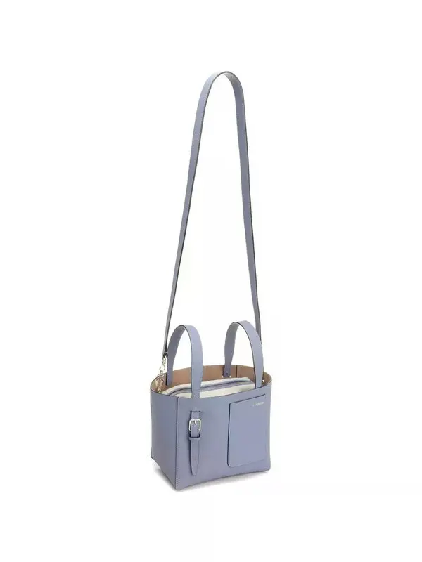 VALEXTRA Mini Signature-detail Tote Bag