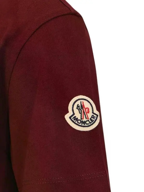 Moncler Cotton T-shirt With Logo Patch
