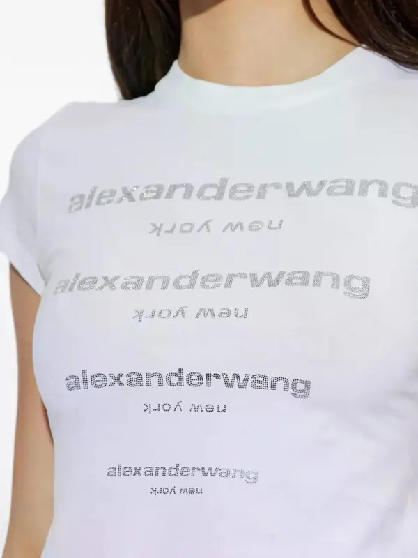 Alexander Wang Hotfix Logo T-shirt
