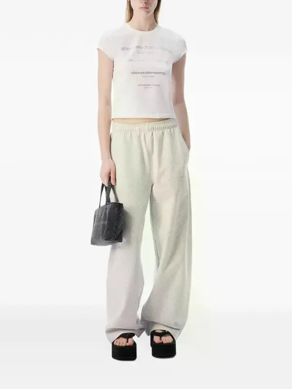 Alexander Wang Hotfix Logo T-shirt - White