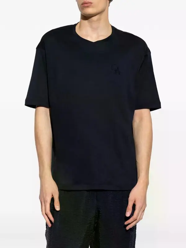 Giorgio Armani Logo-embroidered T-shirt