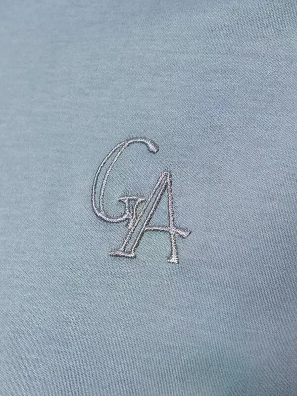 Giorgio Armani Logo-embroidered Cotton T-shirt