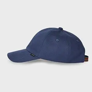 Paul Smith Signature Stripe Cotton Baseball Cap - Blue