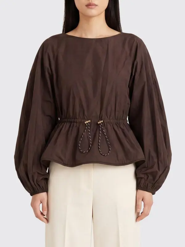 Zimmermann Peplum Top With Drawstring Waist
