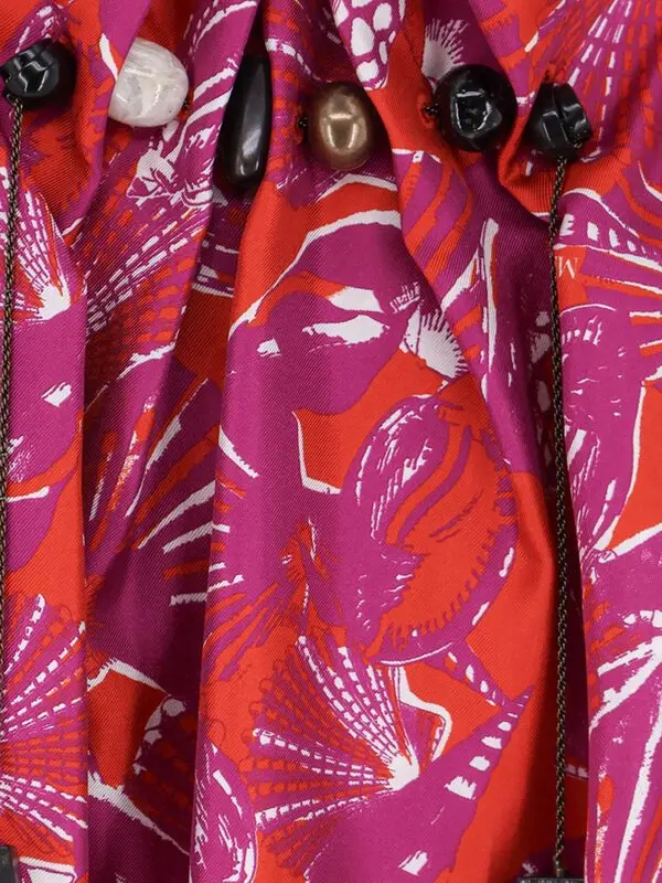 Max Mara Printed Silk Midi Dress