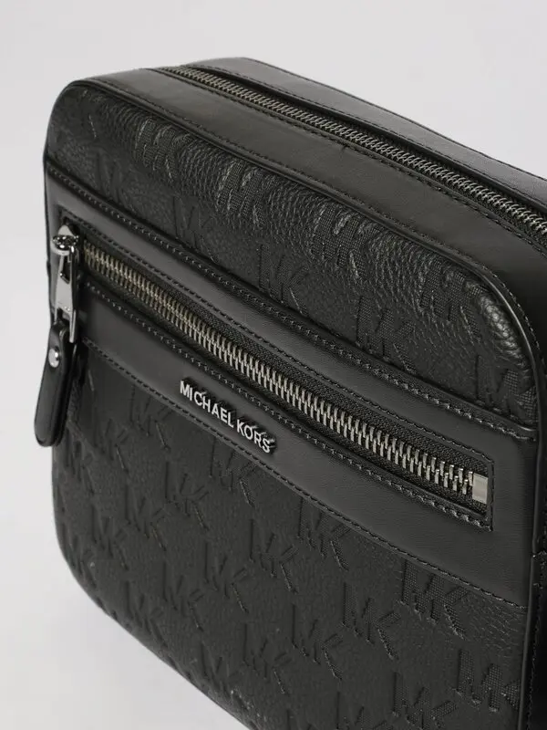Michael Kors Embossed Monogram Shoulder Bag