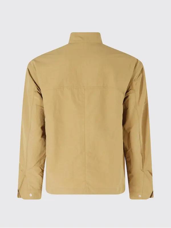 K-WAY Cotton Blend Zip-up Jacket - Brown