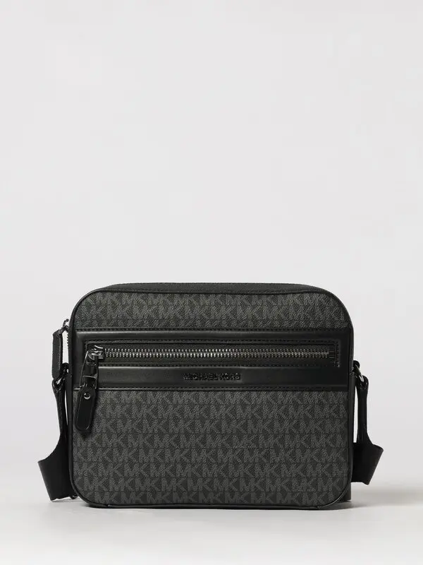 Michael Kors Monogram Shoulder Bag - Black
