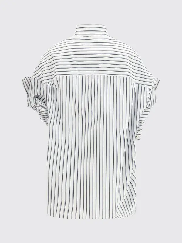 Balenciaga Striped Cotton Shirt