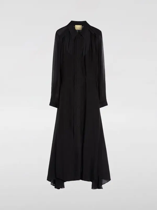 Momoni Silk Blend Chemisier Dress