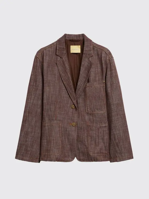 Momoni Single-breasted Cotton Blazer