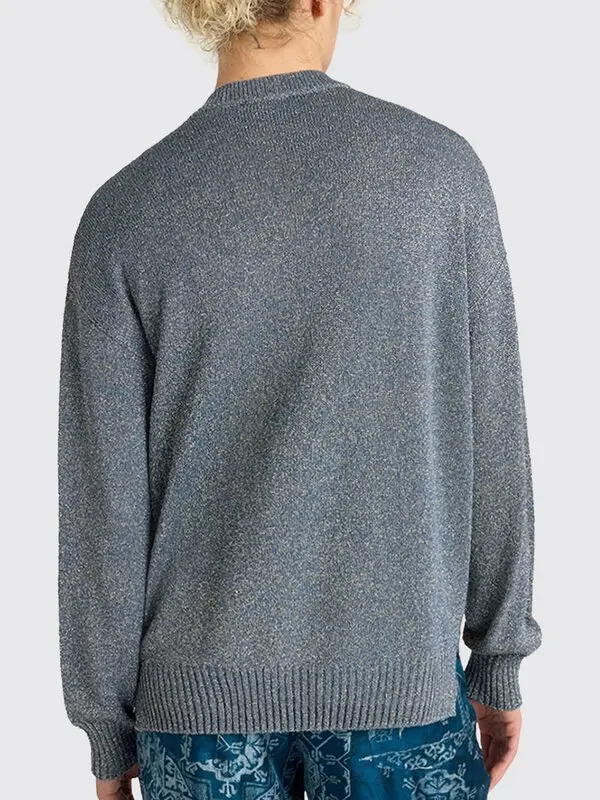 Momoni Lurex Viscose V-neck Sweater