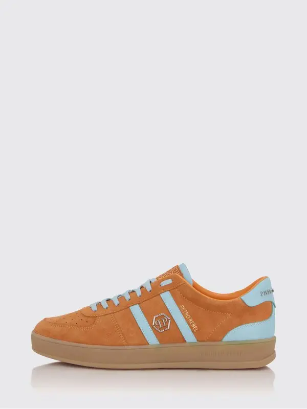 Philipp Plein Retro Rebel Suede Sneakers - Orange