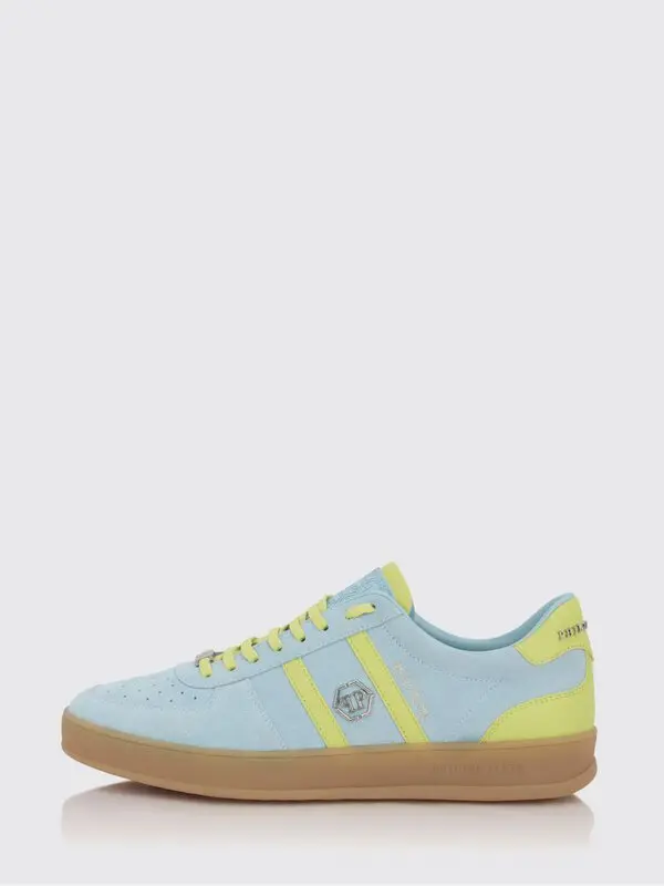 Philipp Plein Retro Rebel Suede Sneakers - Turquoise
