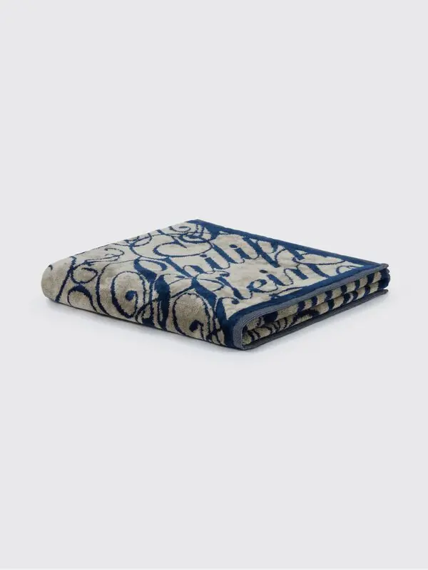 Philipp Plein Bath And Beach Towels Lifestyle - Navy