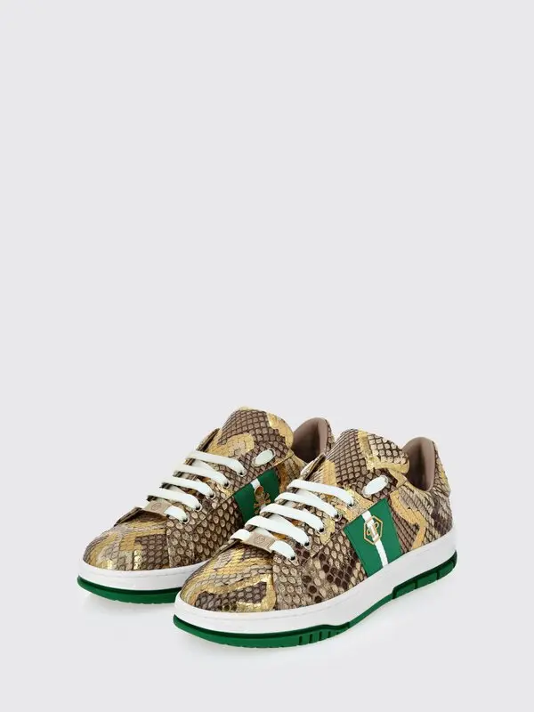 Philipp Plein Python Print Low Top Sneakers