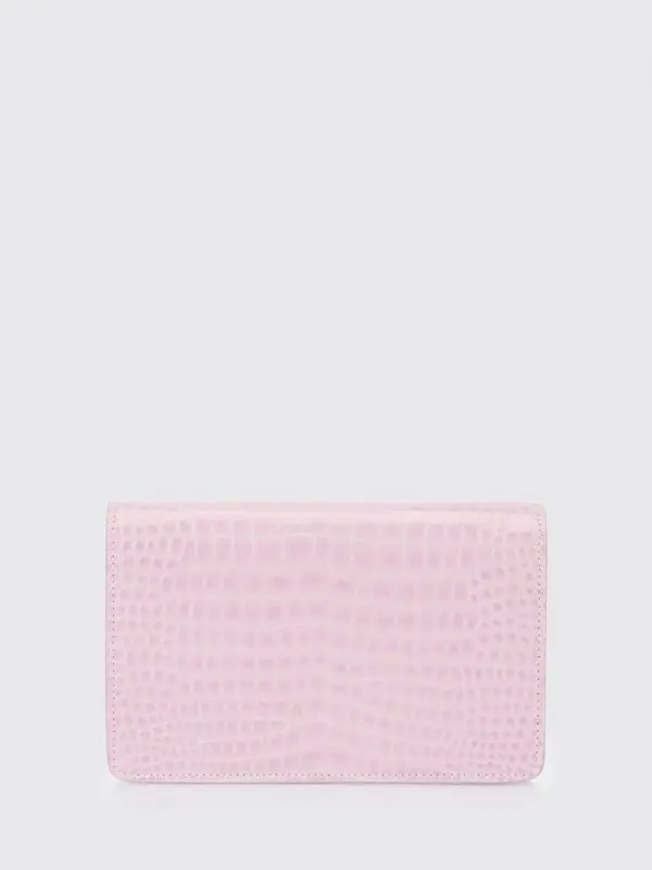 Philipp Plein Clutch With Embellished Logo - Fuchsia