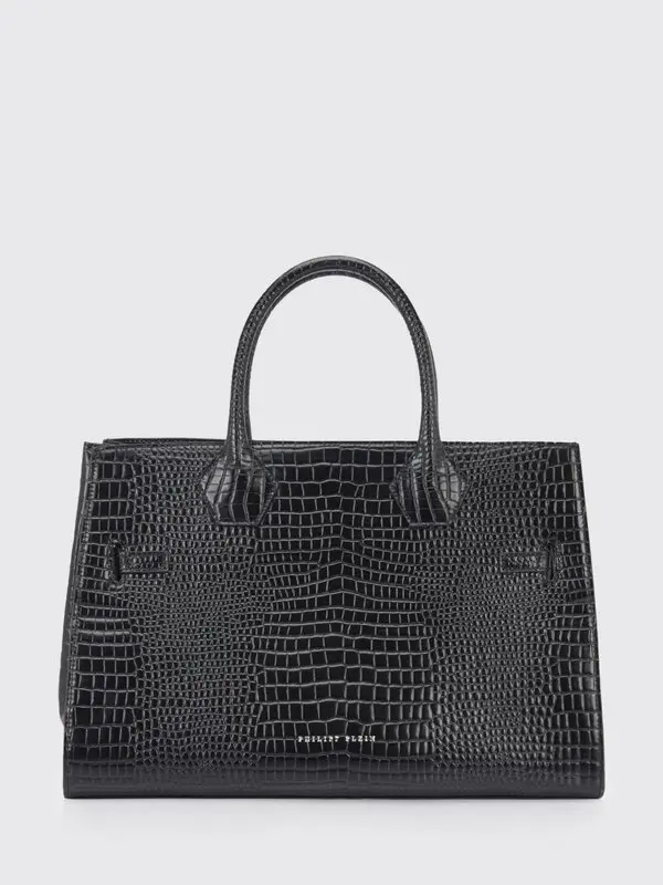 Philipp Plein Crocodile Effect Handbag