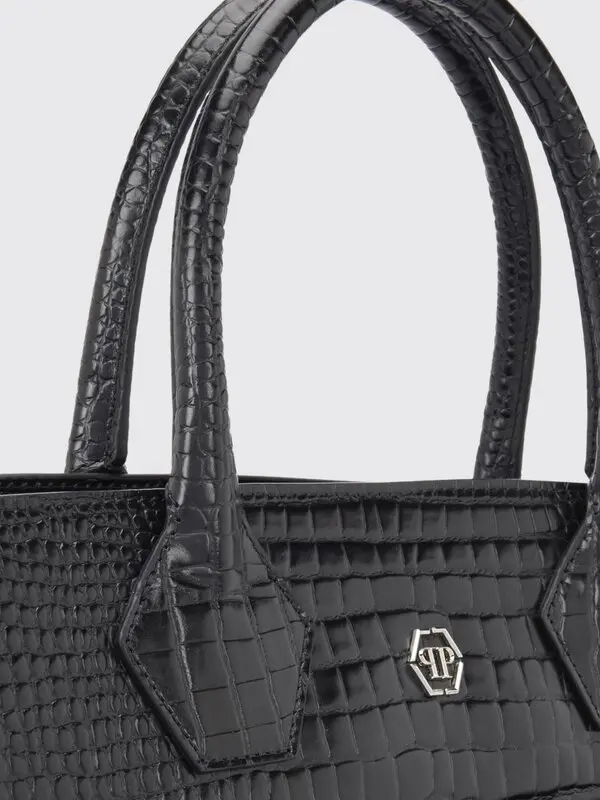 Philipp Plein Crocodile Effect Handbag