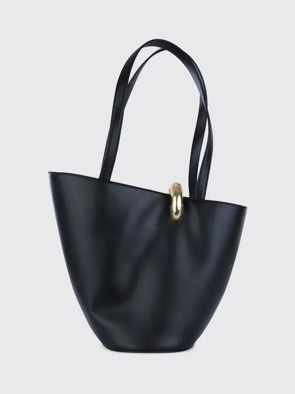 Jacquemus Bambola Leather Shoulder Bag - Black