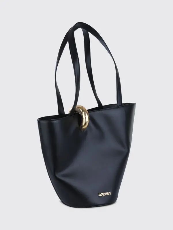 Jacquemus Bambola Leather Shoulder Bag - Black