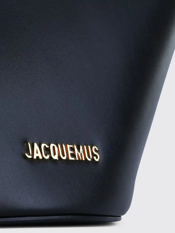 Jacquemus Bambola Leather Shoulder Bag - Black