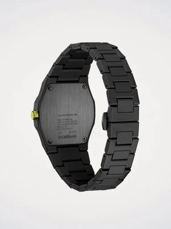 D1 MILANO Polycarbonate Watch - Black