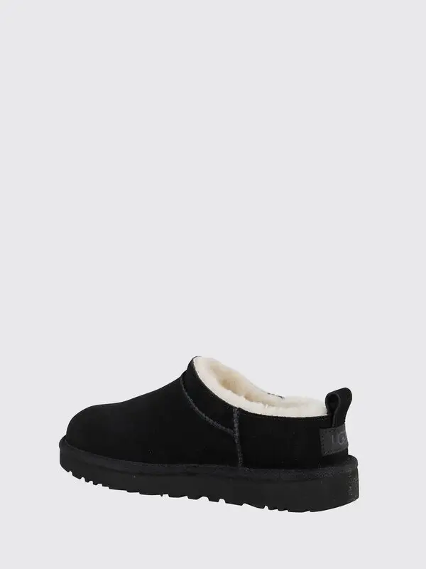UGG Classic Micro Water-repellent Suede Platform Ankle Boots - Black