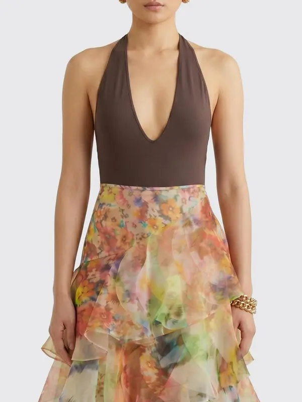 Zimmermann Halterneck Top - Brown