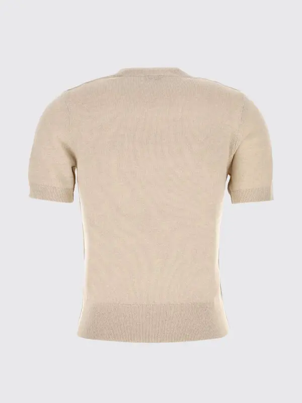 Burberry Short Sleeve Sweater With Equestrian Knight Detail