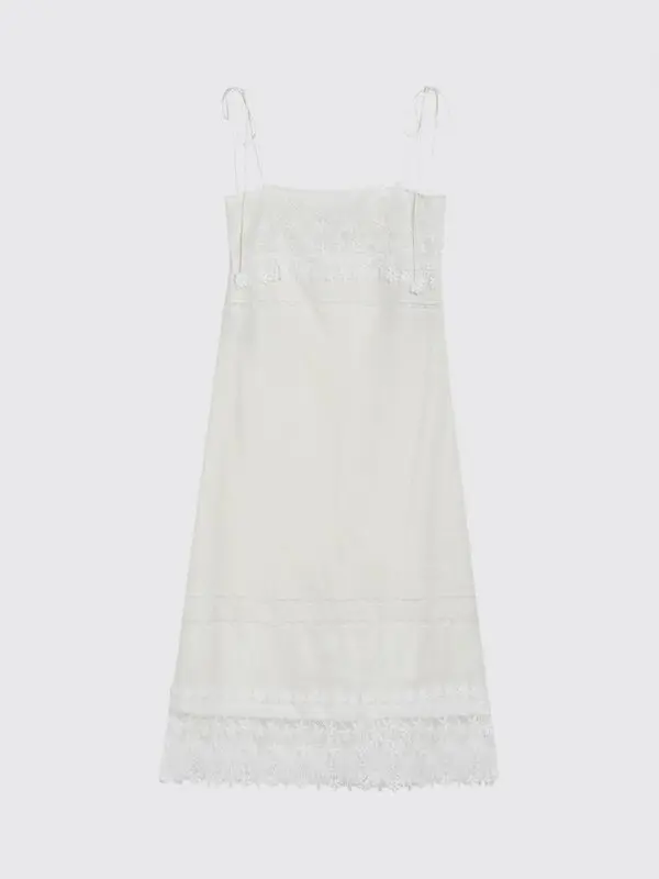 Valentino Garavani Lace Trimmed Dress