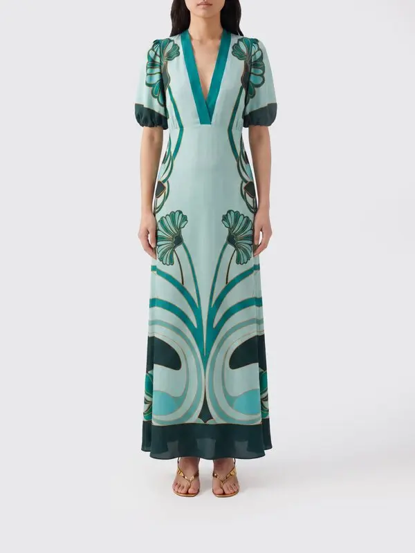 La DoubleJ Printed Maxi Dress