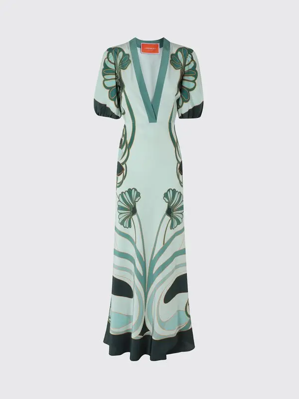 La DoubleJ Printed Maxi Dress