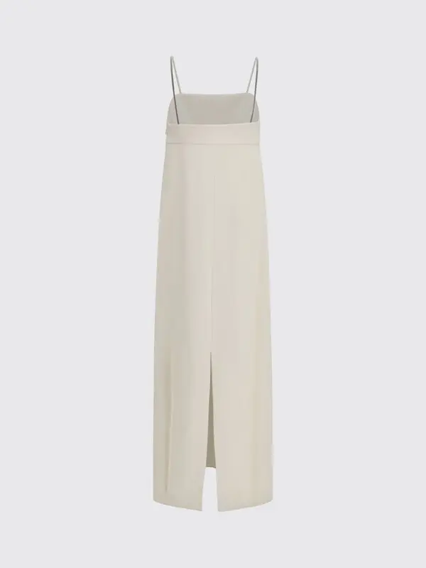 Brunello Cucinelli Spaghetti Strap Maxi Dress